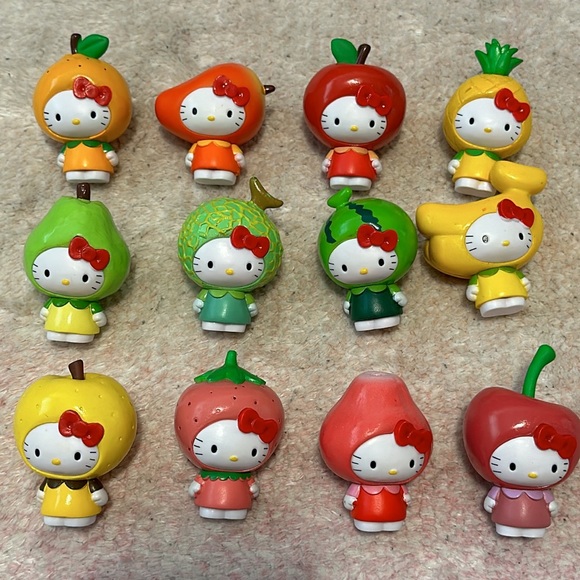 Sanrio | Toys | Vintage Hello Kitty Fruit Collectibles | Poshmark